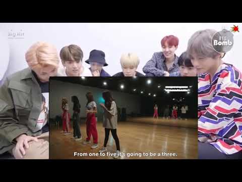 BTS - reaction - BlackPink - Kill This Love (practice)#kpop