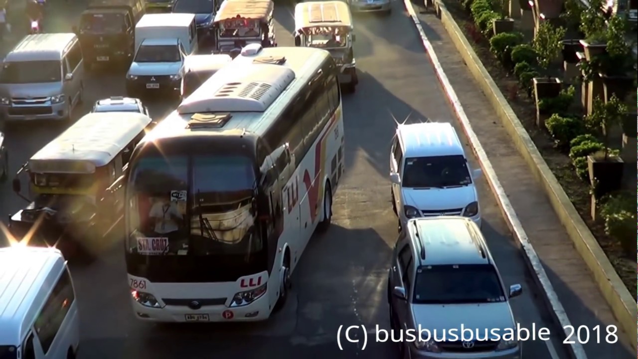 LRT Gil Puyat Bus Action - YouTube
