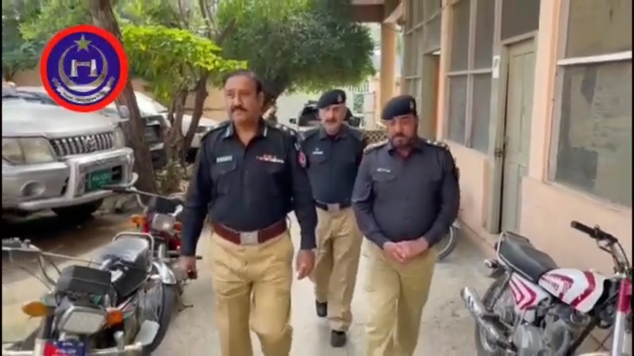 DPO Mansehra Sajjad Khan surprise visit to Police Station City - YouTube