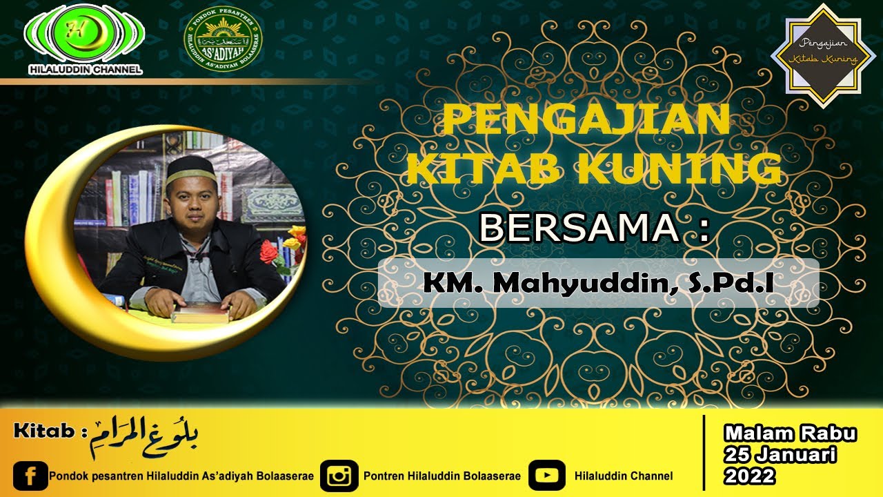 Pengajian Kitab Kuning | Bahasa Bugis | Bulughul Maram | Gurutta KM ...
