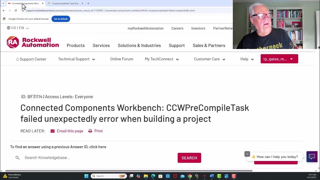 CCWPreCompileTask failed unexpectedly error when building a project - YouTube