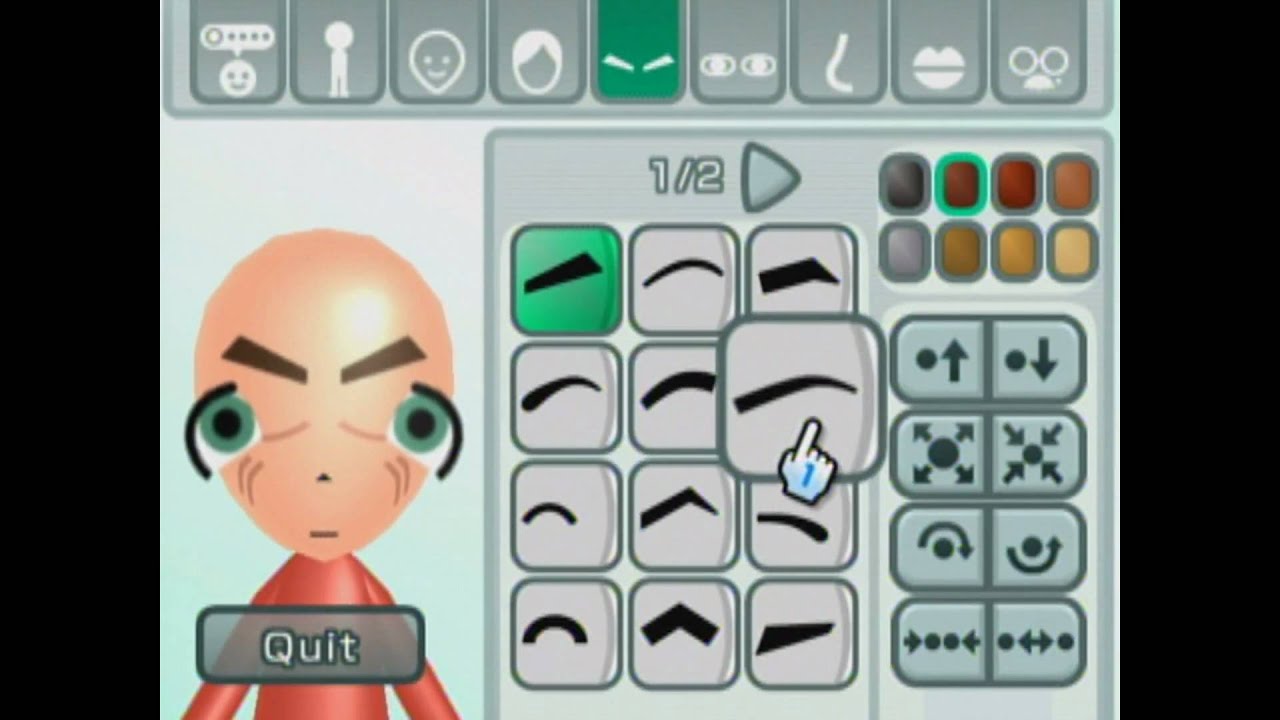 My crazy miis and making an alien mii - YouTube