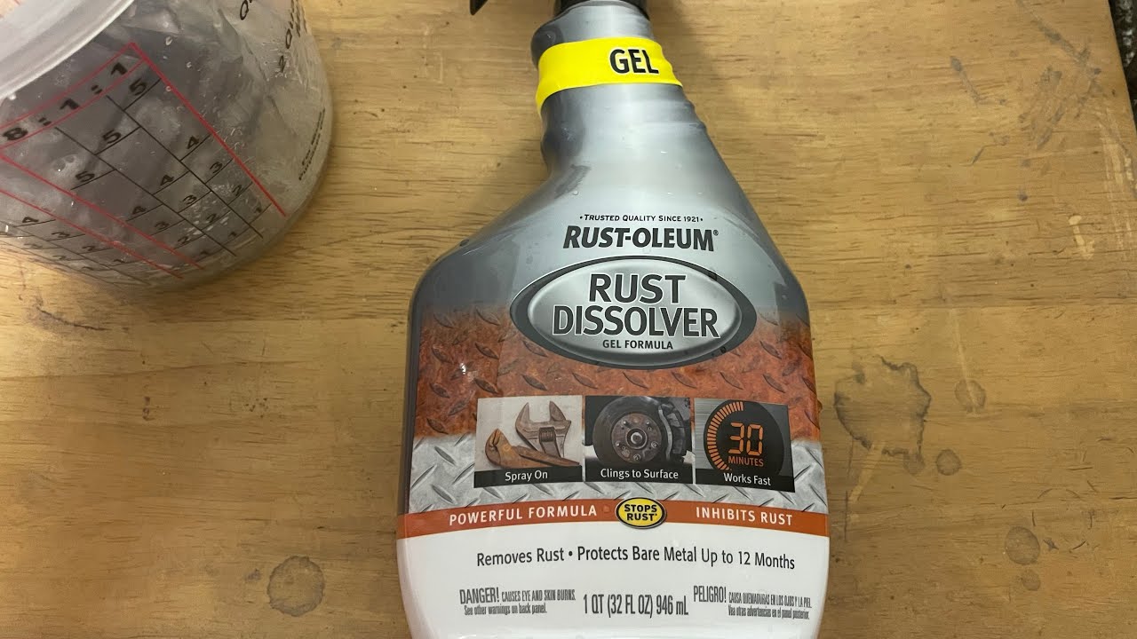RUST-OLEUM RUST DISSOLVER REVIEW - YouTube