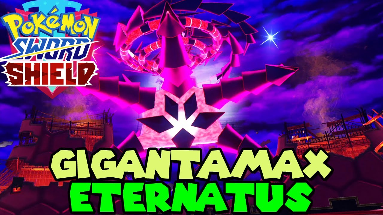 GIGANTAMAX ETERNATUS CAUGHT in Pokemon Sword & Shield - Gmax Eternatus ...