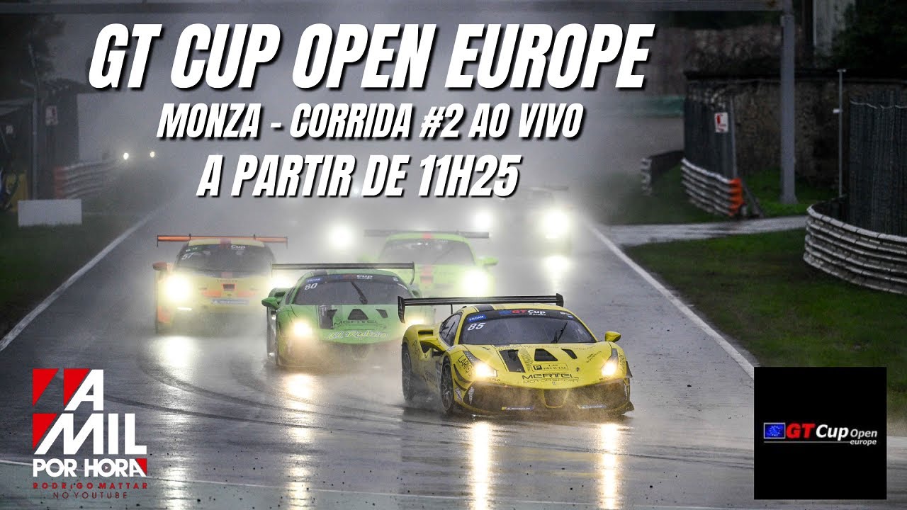 🟣 GT CUP OPEN EUROPE 2024 | ÚLTIMA RODADA - MONZA | CORRIDA #2 AO VIVO ...