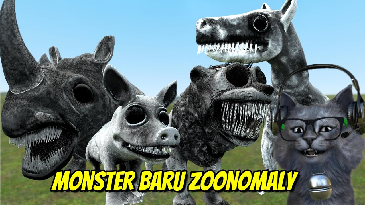MONSTER HEWAN BARU DI ZOONOMALY - Garry's Mod Indonesia - YouTube