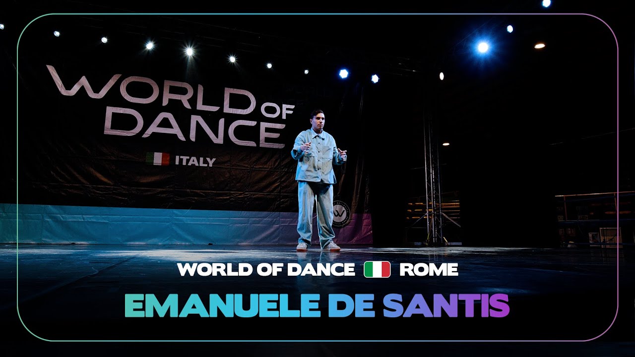Emanuele De Santis | Upper Division | World of Dance Rome 2024 #WODROME24 - YouTube