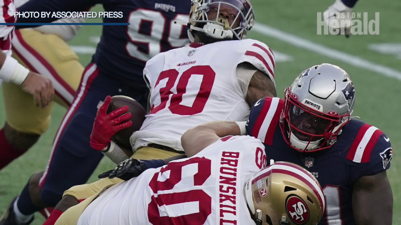 Cam Newton benched in 49ers 33-6 domination of Patriots - YouTube