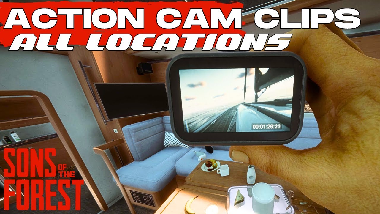 Action Cam Footage Clip Locations Sons of the Forest - YouTube