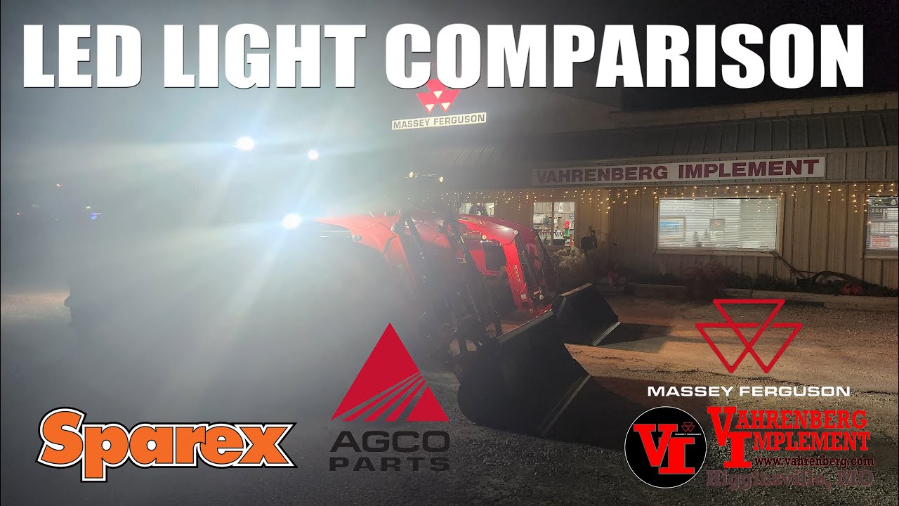 Make it Yours: with Sparex from AGCO Parts LED Work Lights - YouTube