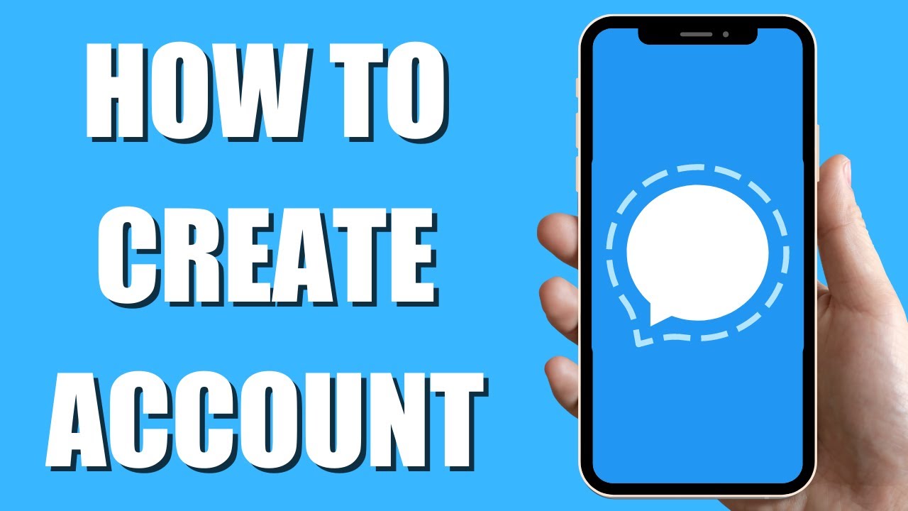 How To Create Signal Account in 2023 - YouTube