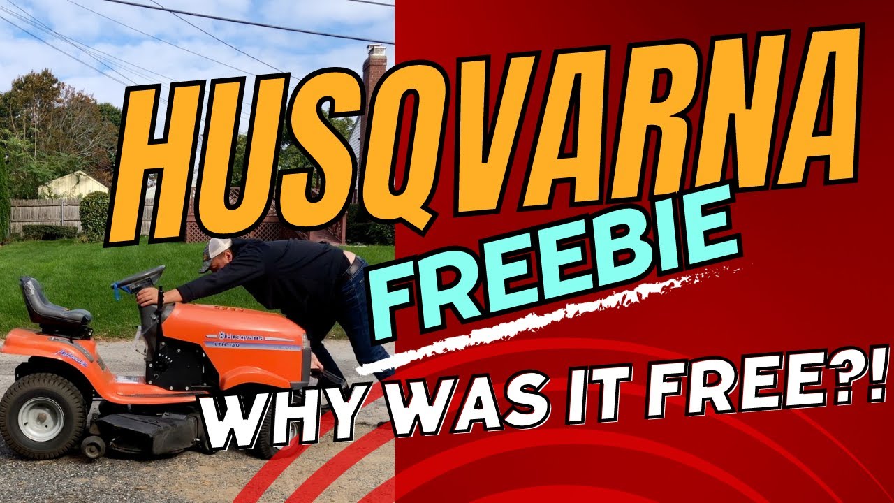 Free Husqvarna Riding Mower. Why Free? - YouTube
