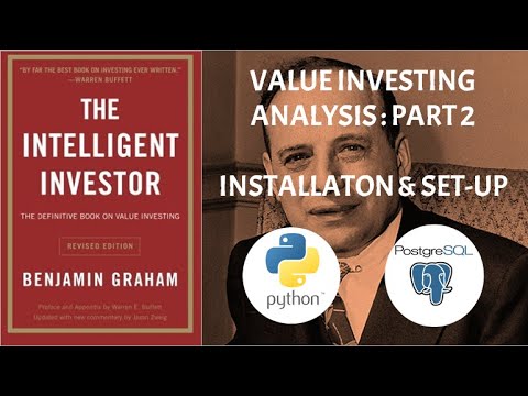 Value Investing Analysis with Python: Part 2 - Installation and Set up ...