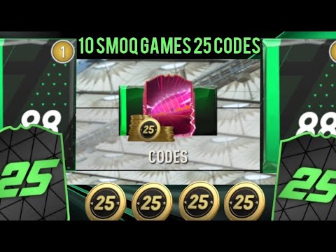 OVER 10 NEW CODES IN SMOQ GAMES 25! 💥 [packopener for fut 25 codes] - YouTube