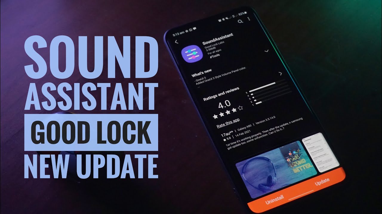 Sound Assistant | Good Lock 2021 | One UI 3.0 3.1 |New Update | What’s ...