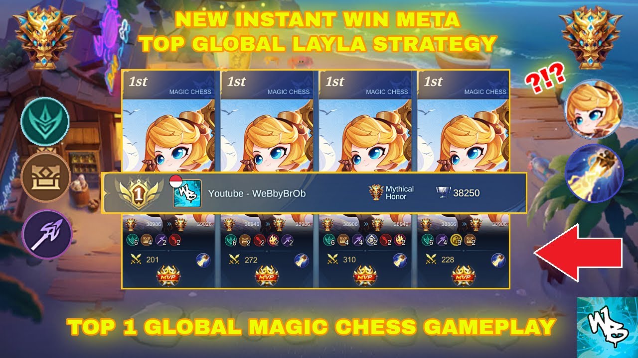 NEW UNBEATABLE EARLY GAME LAYLA META STRATEGY - MAGIC CHESS BEST ...