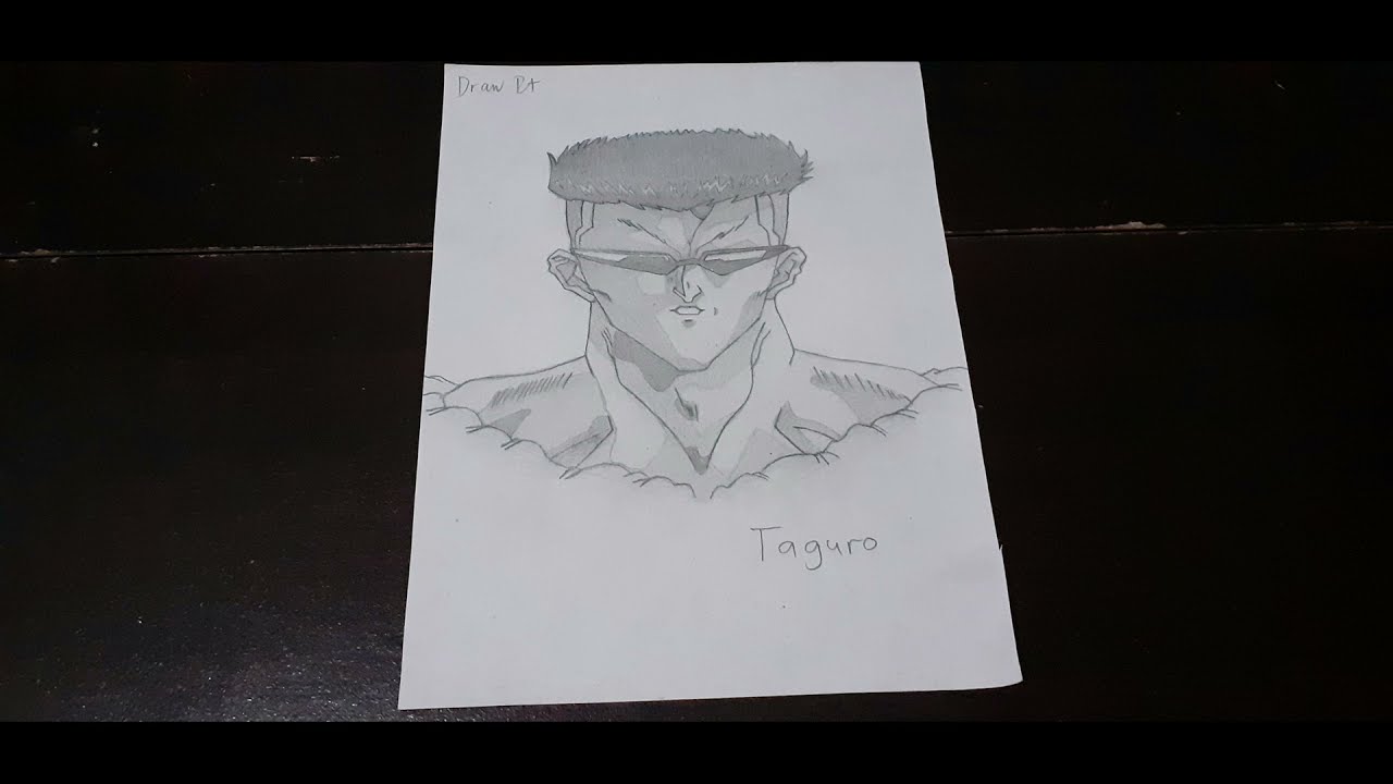 Speed drawing - Taguro - Ghost fighter |Pencil drawing - YouTube