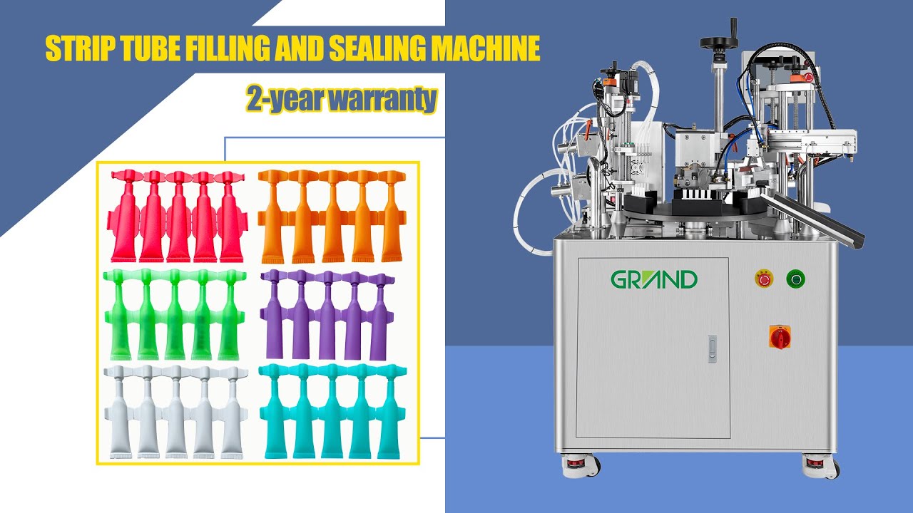 GRAND PACKING Single Dose Packaging Strip Tube Filling and Sealing ...