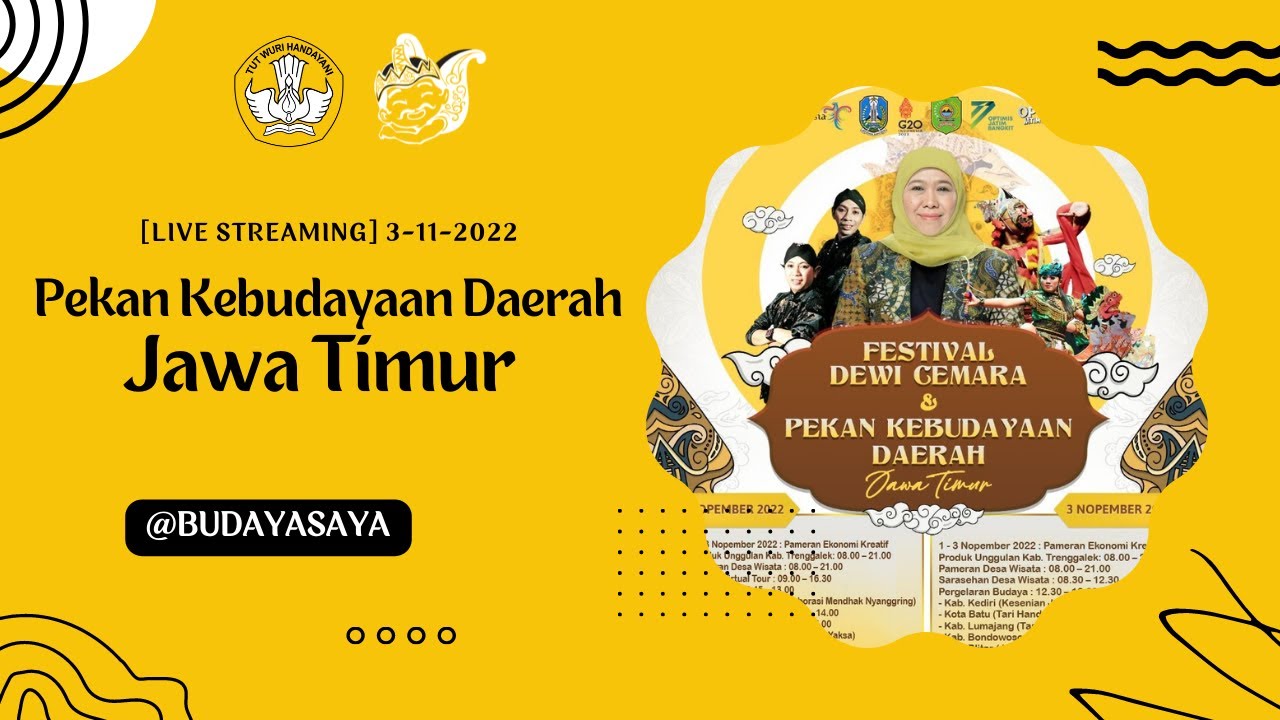 [LIVE STREAMING] Pekan Kebudayaan Daerah Jawa Timur - YouTube
