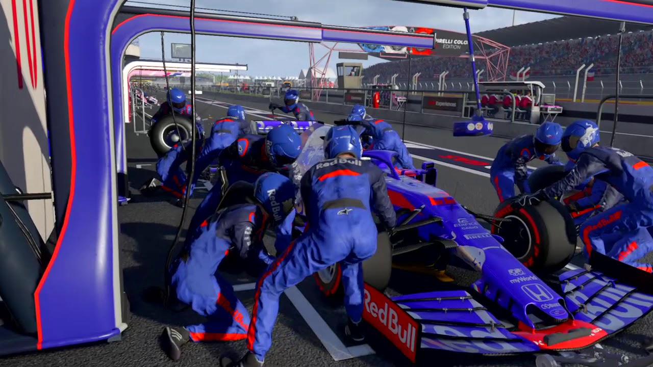 F1 2019 Slow motion Pit Stop - YouTube