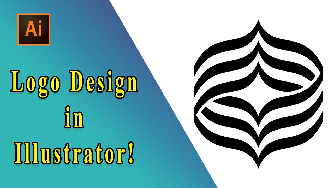 Unique Logo Design in Illustrator! - YouTube