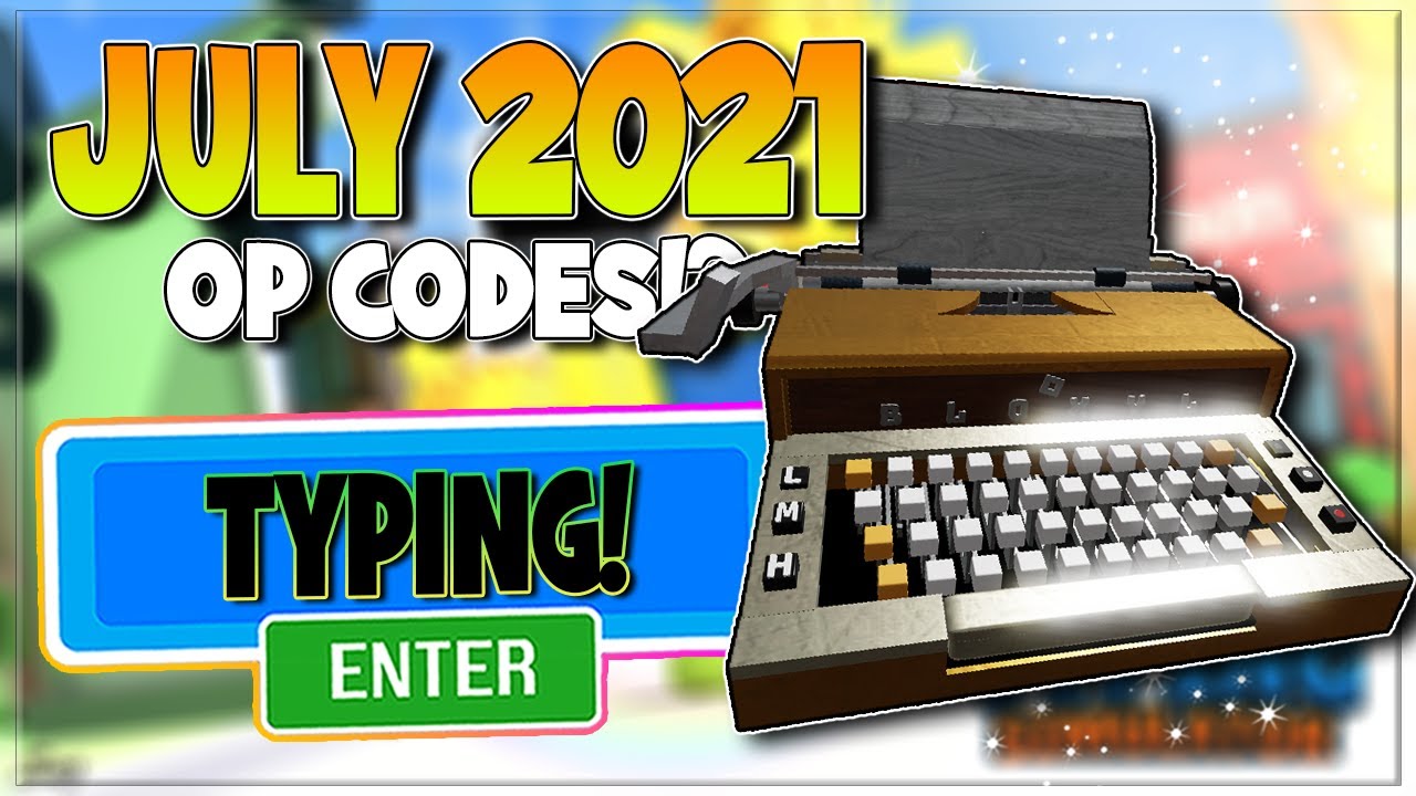 (JULY 2021) ALL *NEW* SECRET OP CODES!? Roblox Typing Simulator - YouTube