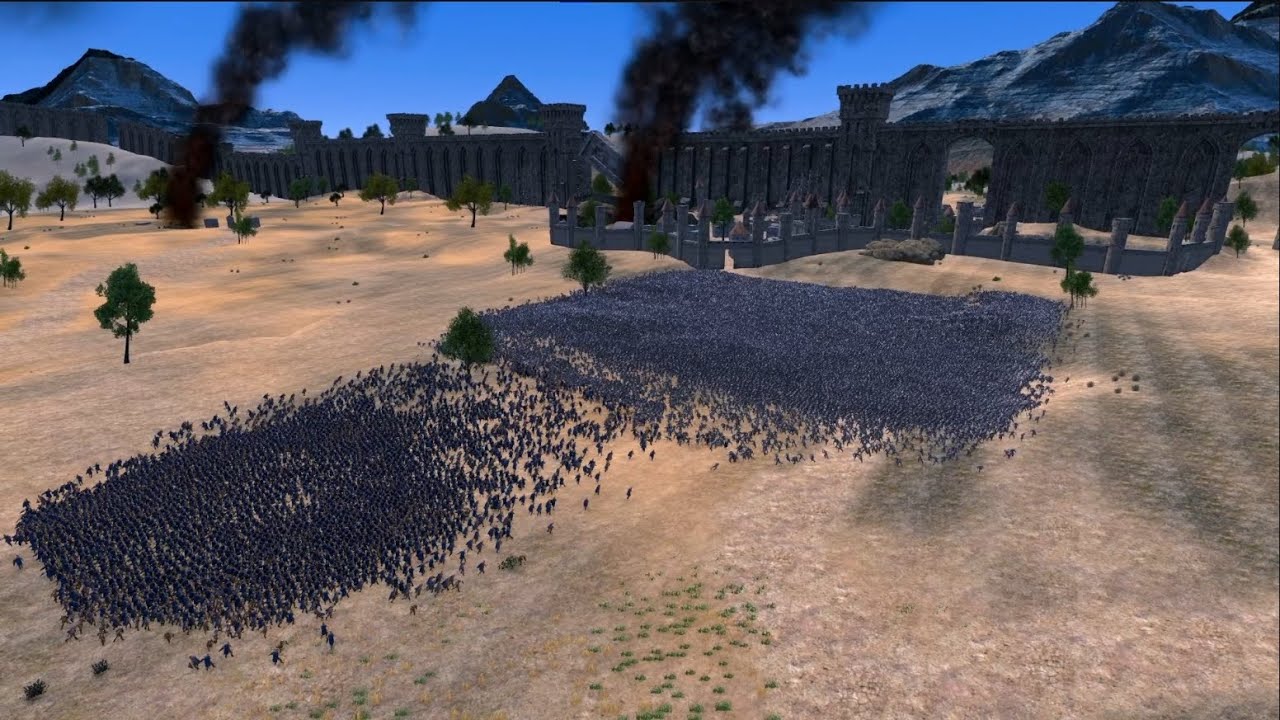 The Battle of The Black GATE - INSANE 35K TROOPS - REMAKE - Ultimate ...