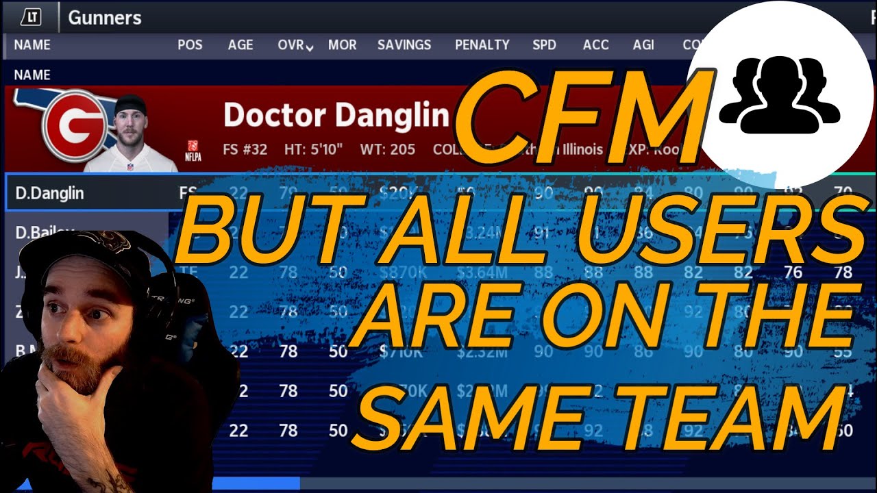 Madden21on PC - CFM, But ALL Players Are On The Same Team!? Lockdown ...