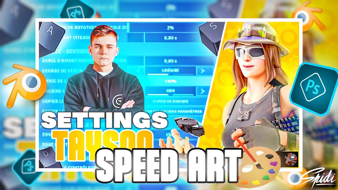 SPEED ART " SETTING TAYSON " ! - YouTube