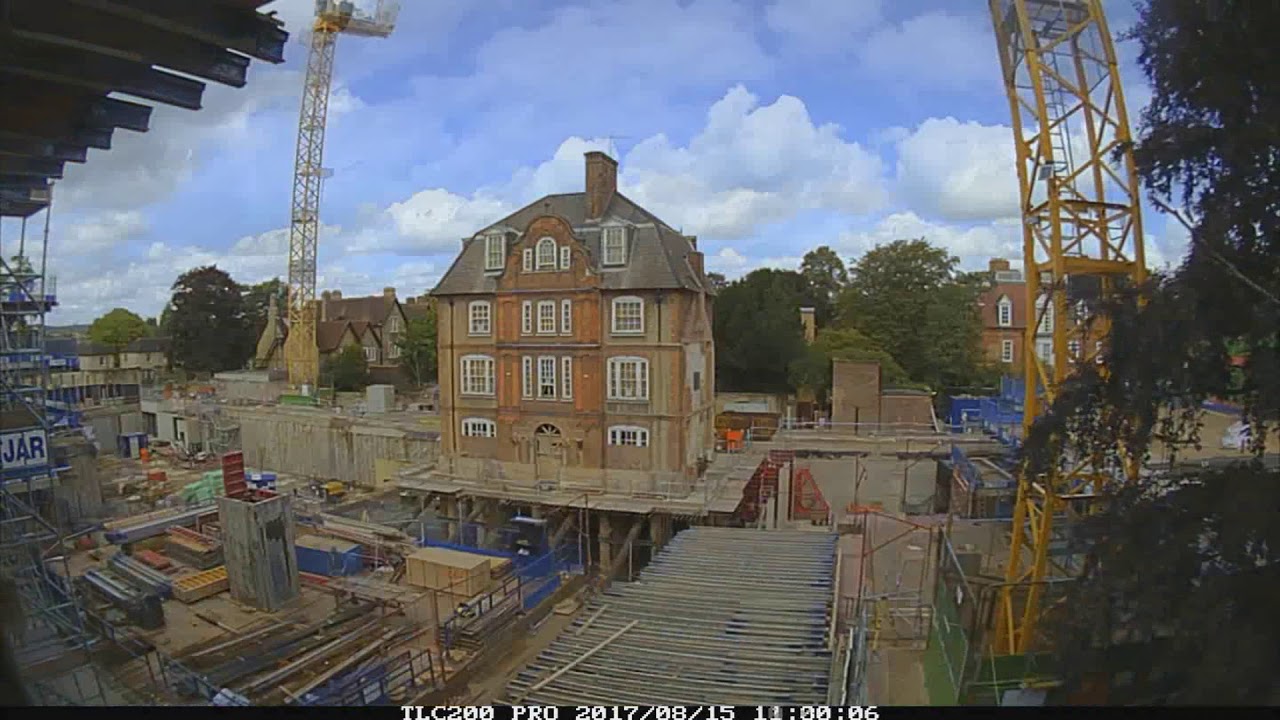 H B Allen Centre Timelapse 1 to 23 August 2017 - YouTube