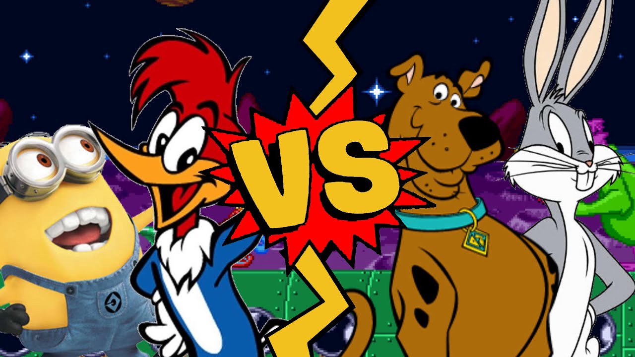 M.U.G.E.N Battles | Woody Woodpecker/Dave the Minion vs Bugs Bunny ...