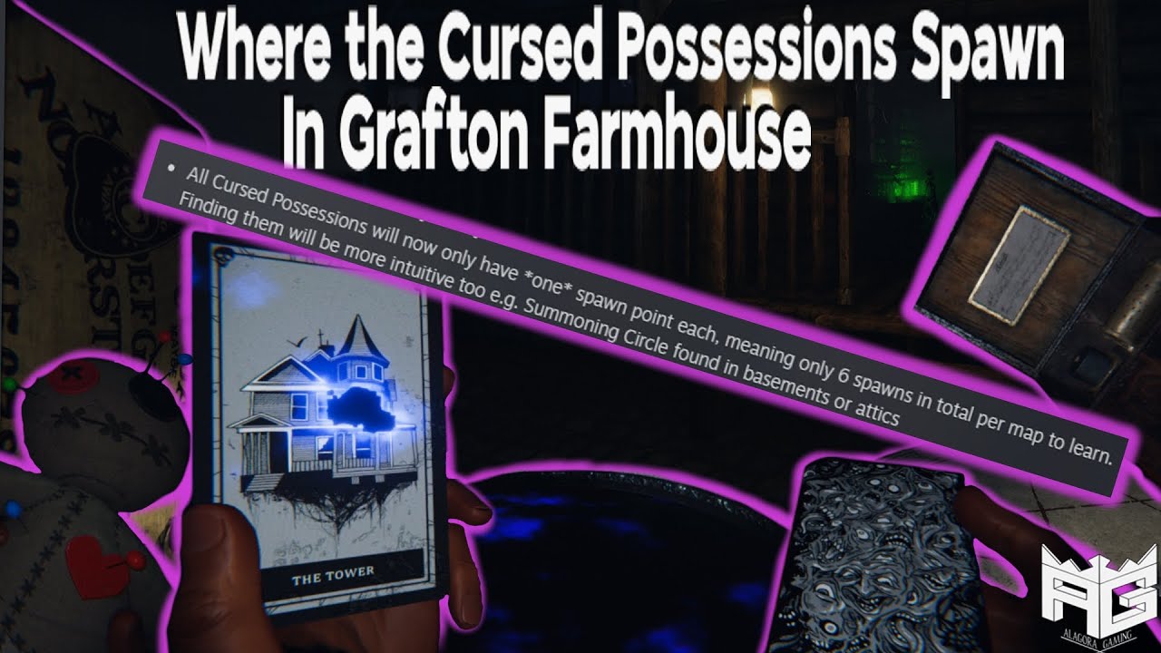 phasmophobia cursed possessions locations on Grafton Farm House Newest ...