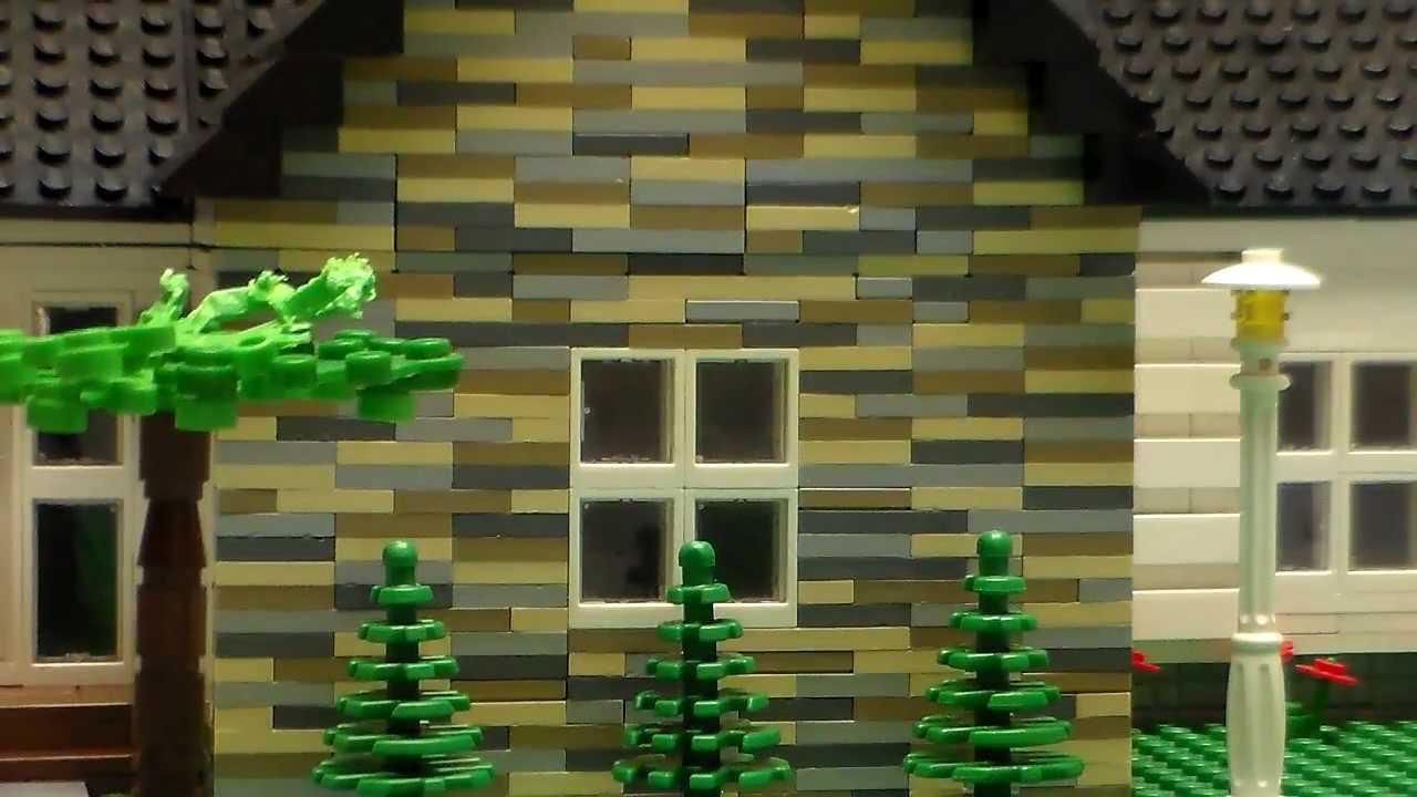 Lego 1 story house (custom) - YouTube