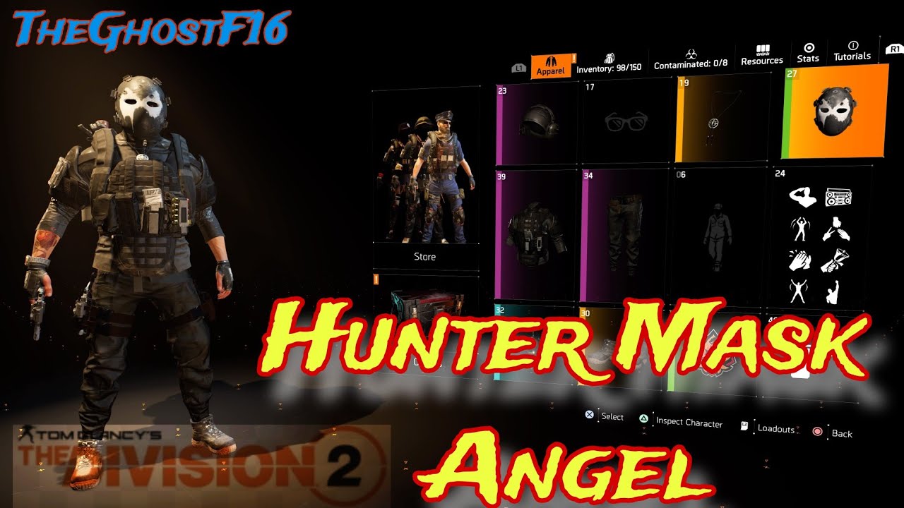 The Division 2 - Angel Hunter Mask Guide [Year 2] - YouTube
