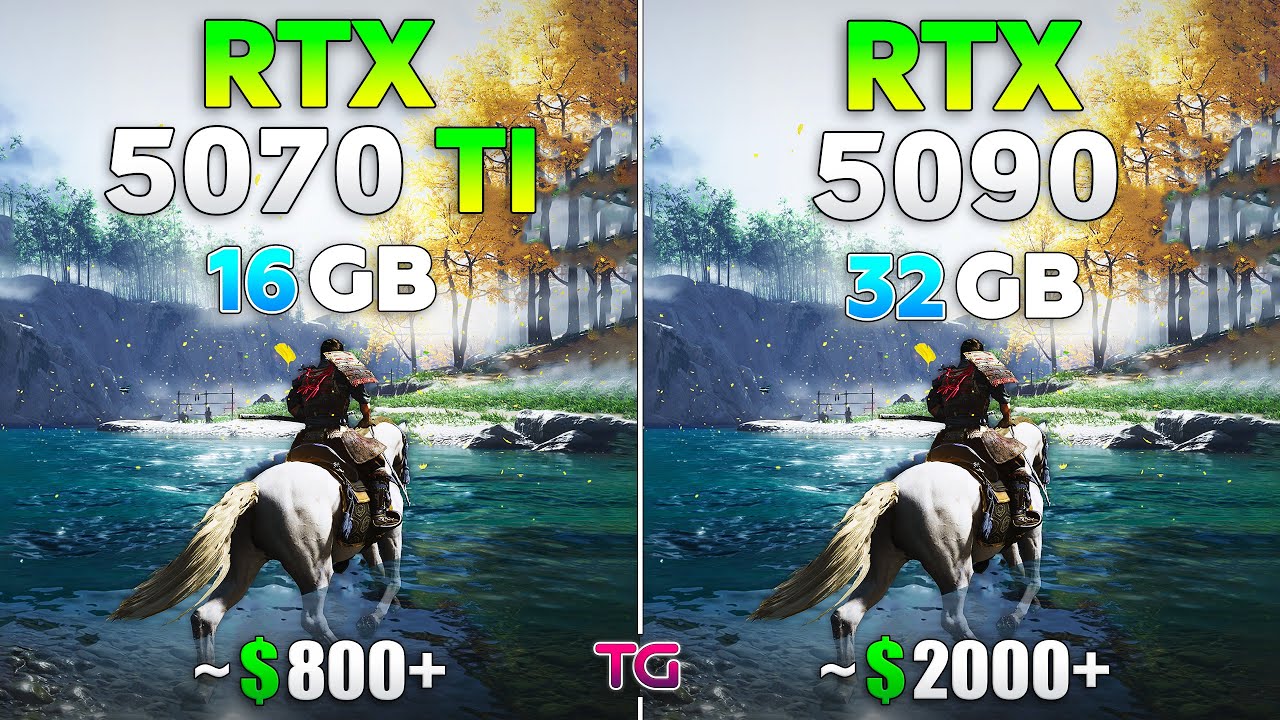 RTX 5070 Ti vs RTX 5090 - Comparison in 11 Games | 4K - YouTube