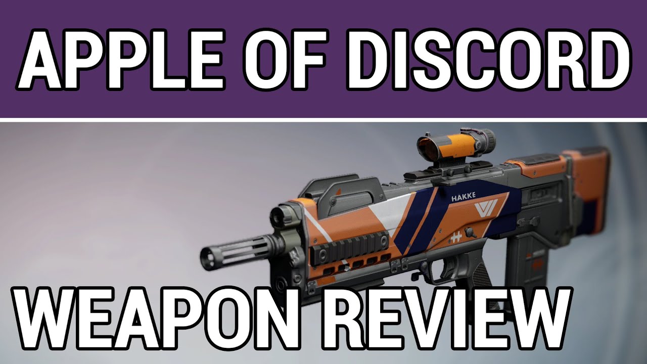 Destiny - "APPLE OF DISCORD" Pulse Rifle - Weapon Review - YouTube
