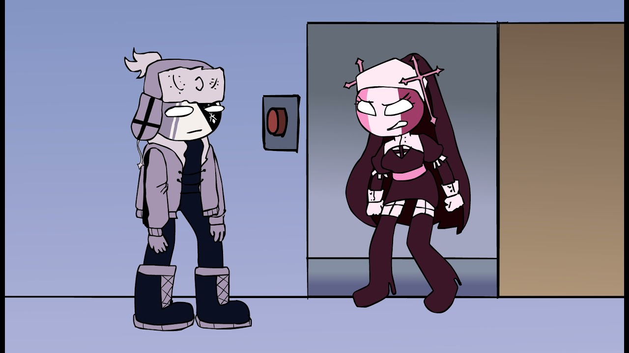 Anime Chibi Fnf vs Door || Friday Night Funkin' Animation || Sarv and ...