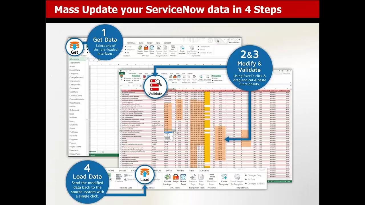ServiceNow Integration with Microsoft Excel Webinar - YouTube