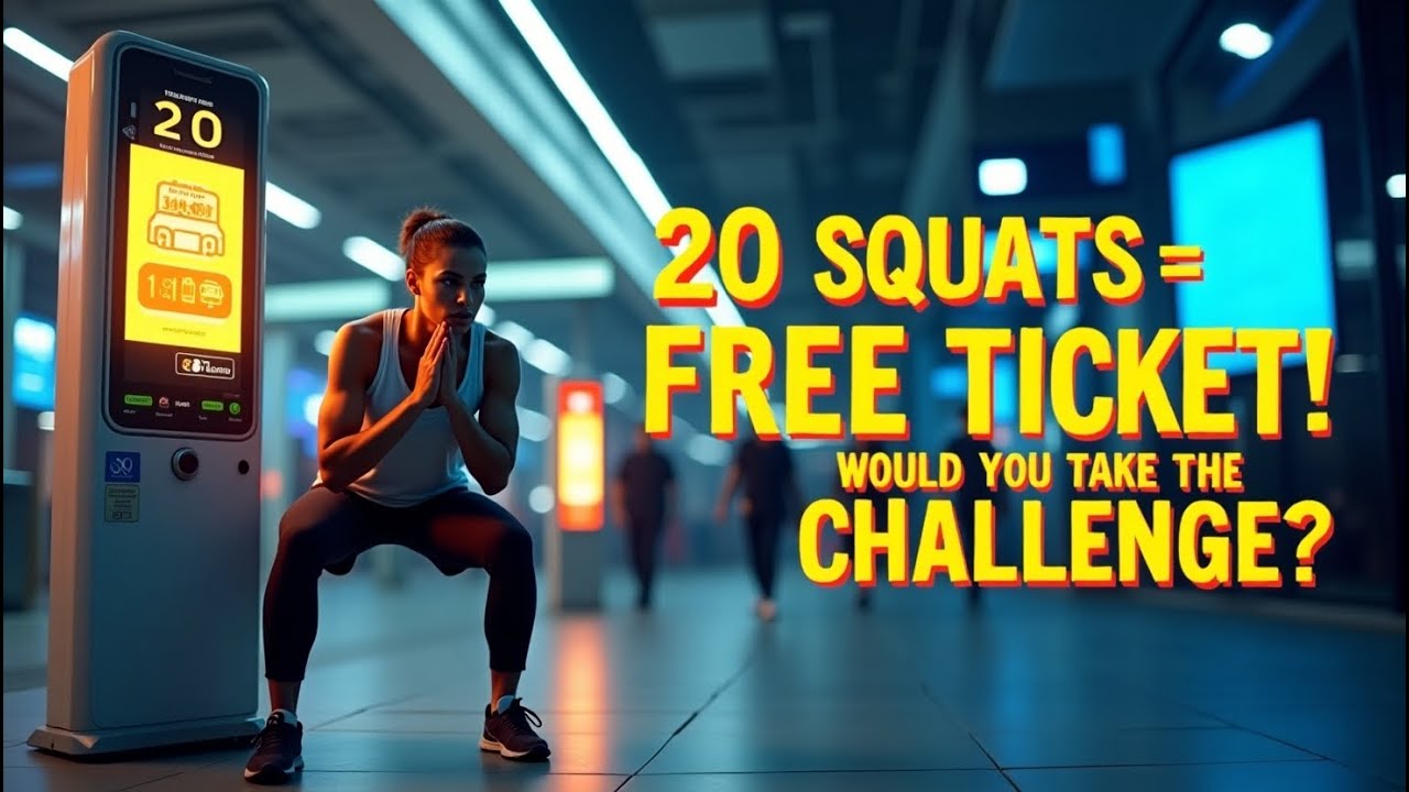 Squat Your Way to a Free Bus Ticket - YouTube