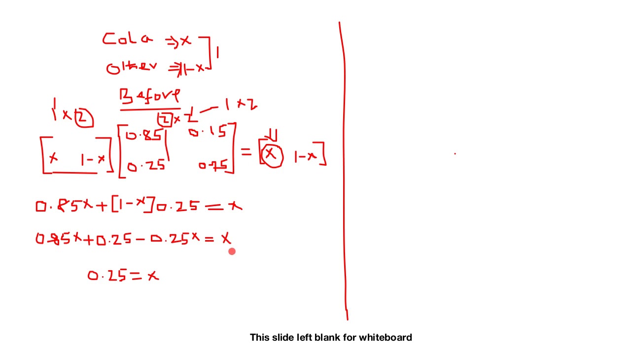 Lesson 5 Markov Analysis - YouTube