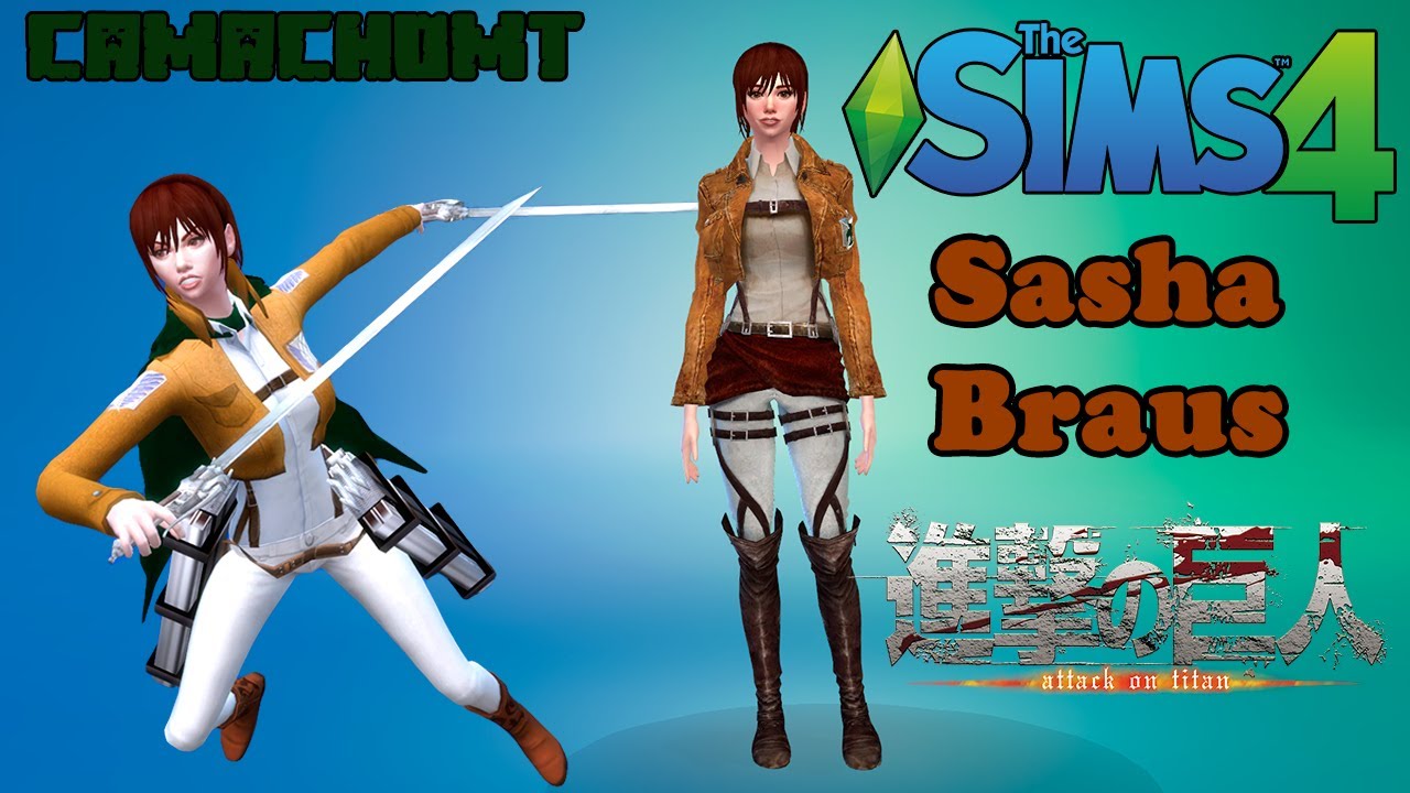 Sasha Braus | Attack on Titan - Shingeki no Kyojin | Sims 4 | Descarga ...