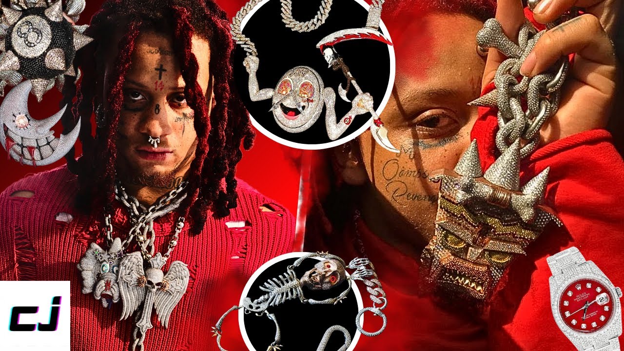 Trippie Redd's SCARY Jewelry Collection: Horror Bling - YouTube