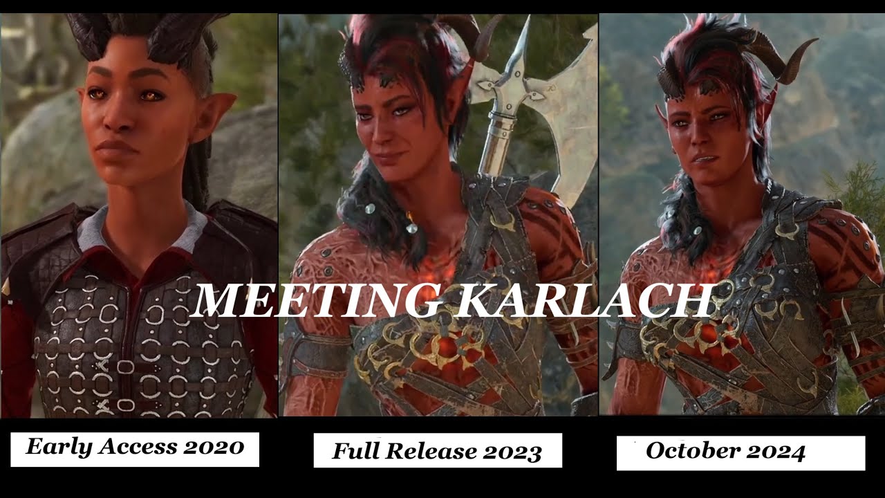 Baldur's Gate 3 - Meeting Karlach - comparing Early Access to Full ...