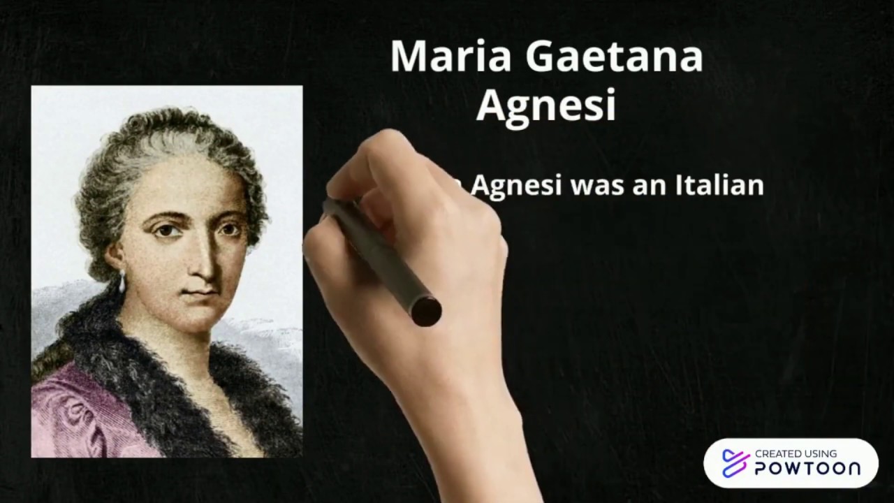Maria Gaetana Agnesi- The Witch of Agnesi - YouTube