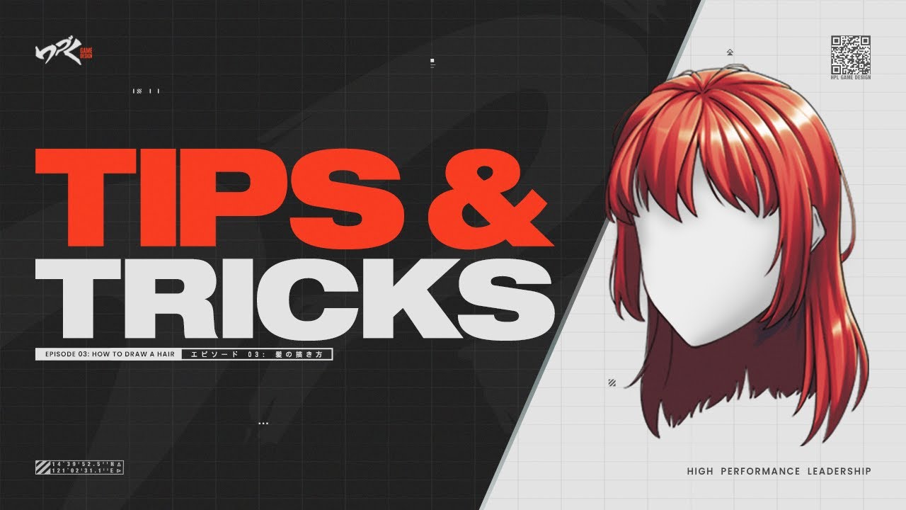 Tips & Tricks: How to Draw Hair | HPL Game Design - YouTube