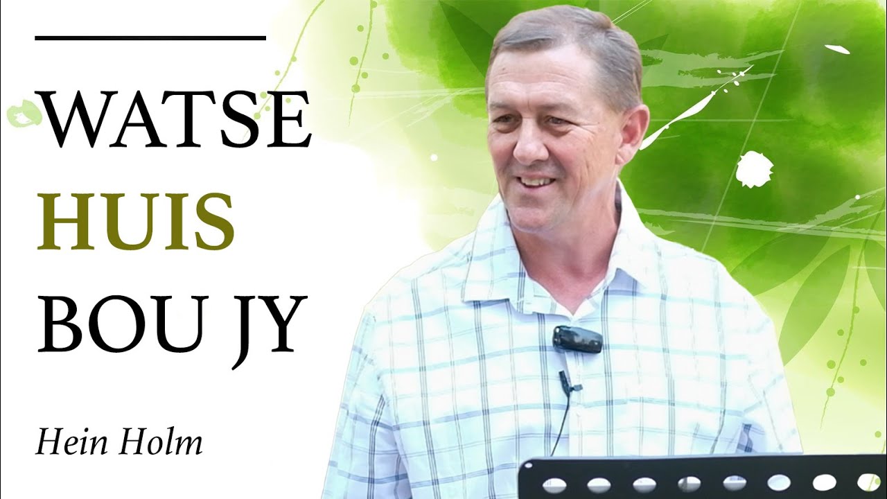 Aan watse huis bou jy? Hein Holm - YouTube