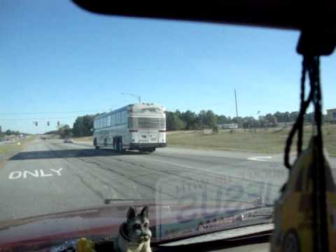 Greyhound Bus Smiths Station, Alabama heading down Hwy. 280/431. 10/30 ...