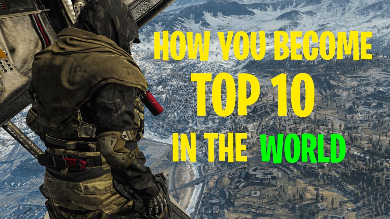 CoD WARZONE | HOW YOU BECOME TOP 10 IN THE WORLD - YouTube