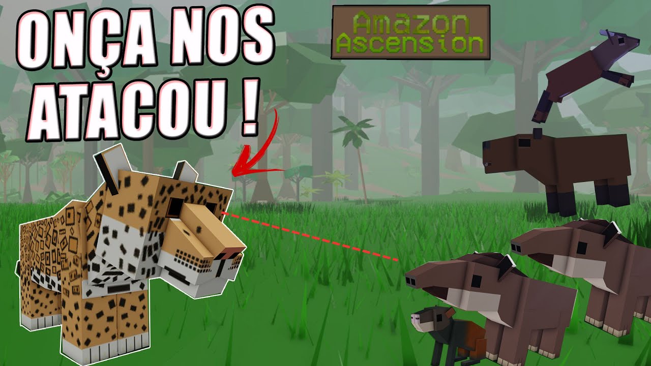 A ONÇA ATACOU NOSSA MANADA - Amazon Ascension Roblox - YouTube