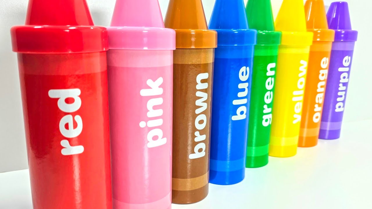 Learn Colors with Crayon Surprises | Crayon and Puzzle | Learning Video ...
